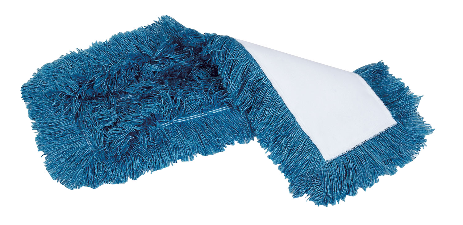 48" dust mop pad, treated blue (high static cling) - refill | Groupe ...